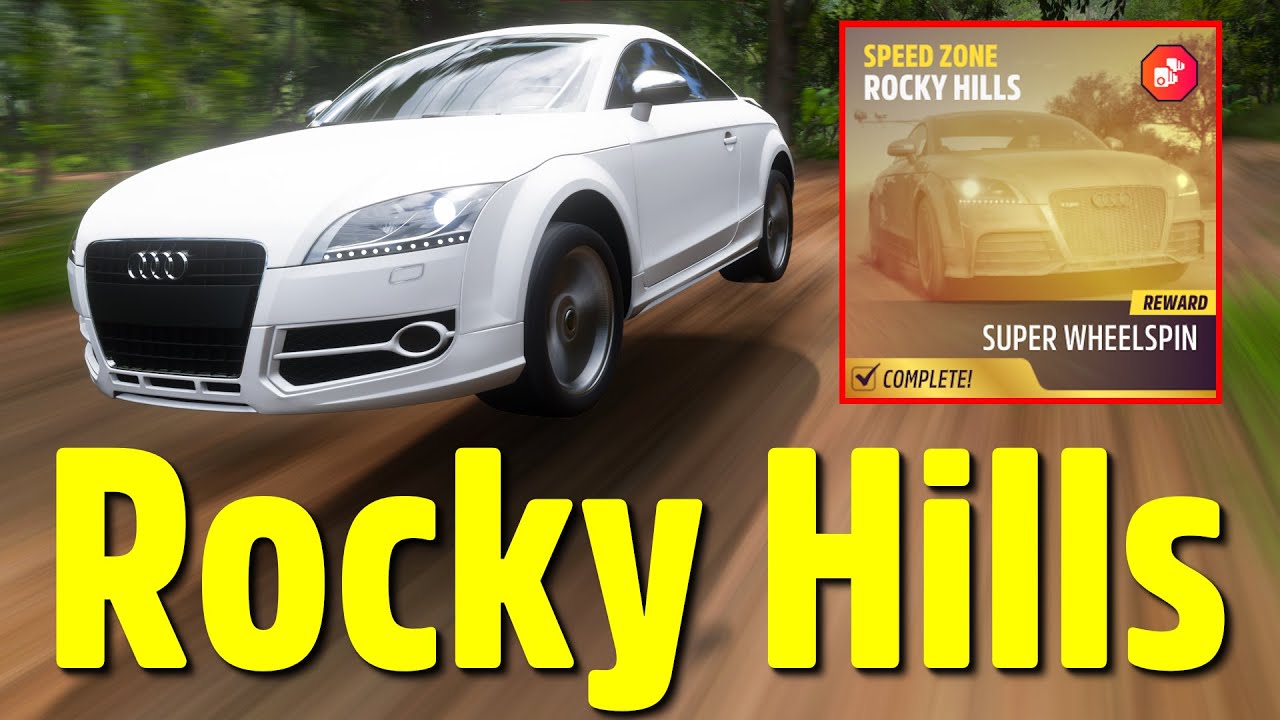 Forza Horizon 5 Rocky Hills Speed Zone Audi TT A800 + Tune Code ...