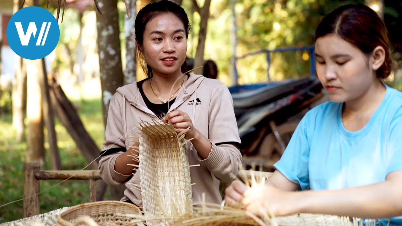 Handgemacht in Laos - Rares aus Rattan (ARTE 360° Reportage) - YouTube