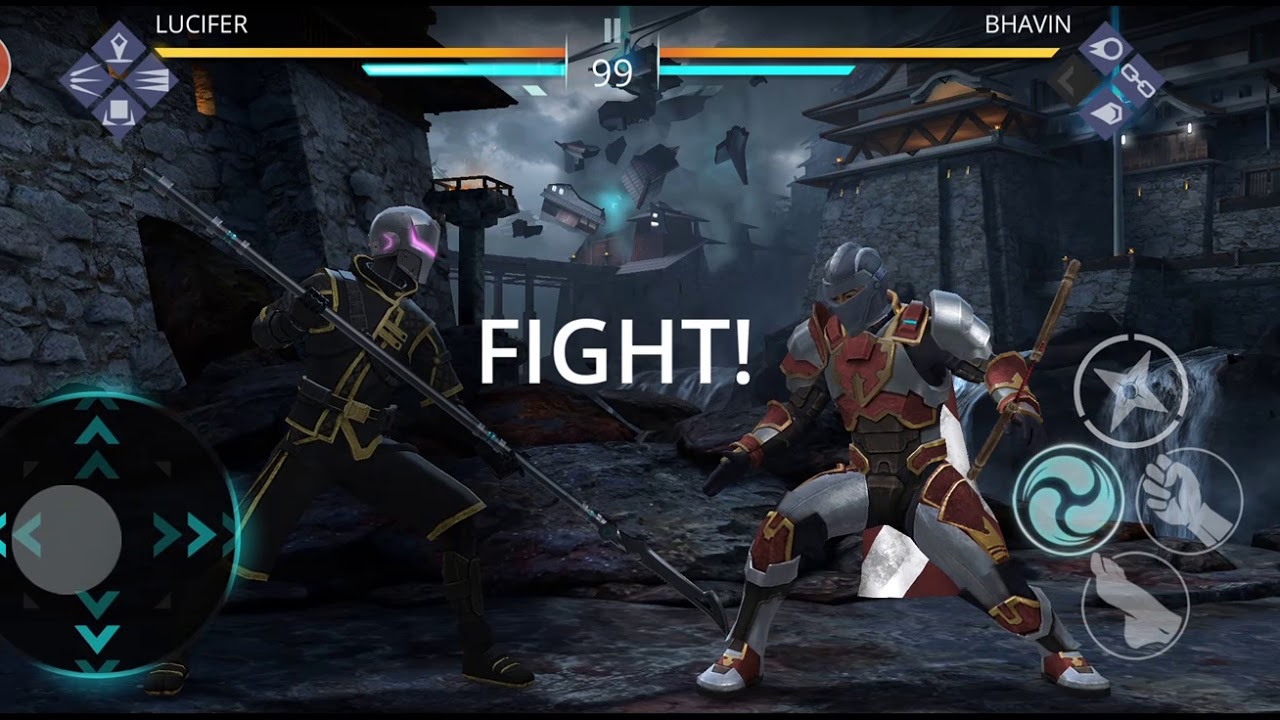 Winning dual fight in shadow fight 3 - YouTube