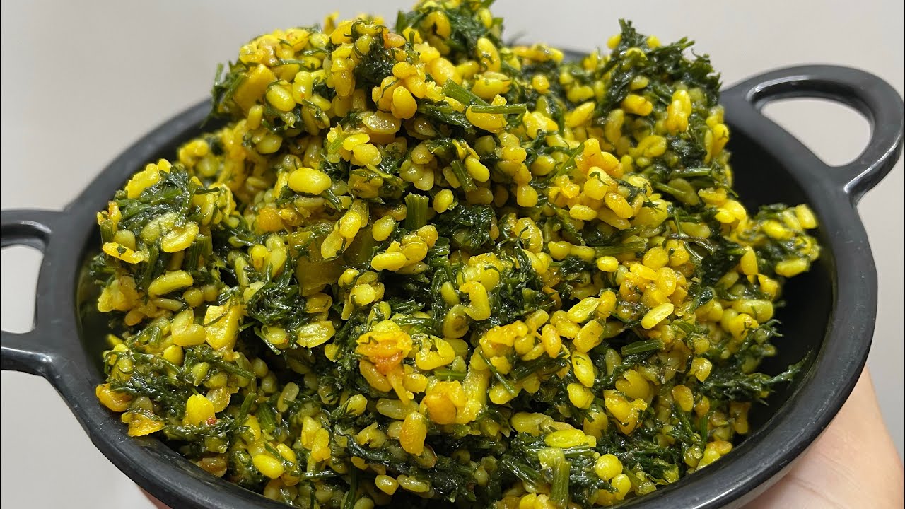 Shepu moong dal sabji-शेपू मूंग दाल की सब्जी-How to make shepu moong ...