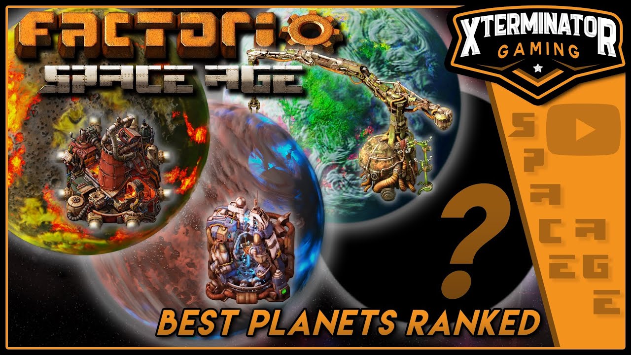Ranking the Best Planets in Factorio Space Age Expansion! - YouTube