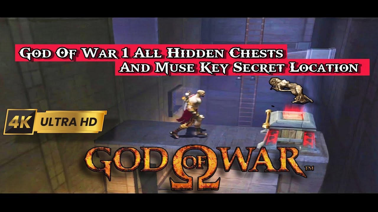 God Of War 1 All Hidden Chests And Muse Key Secret Location (4K HD ...