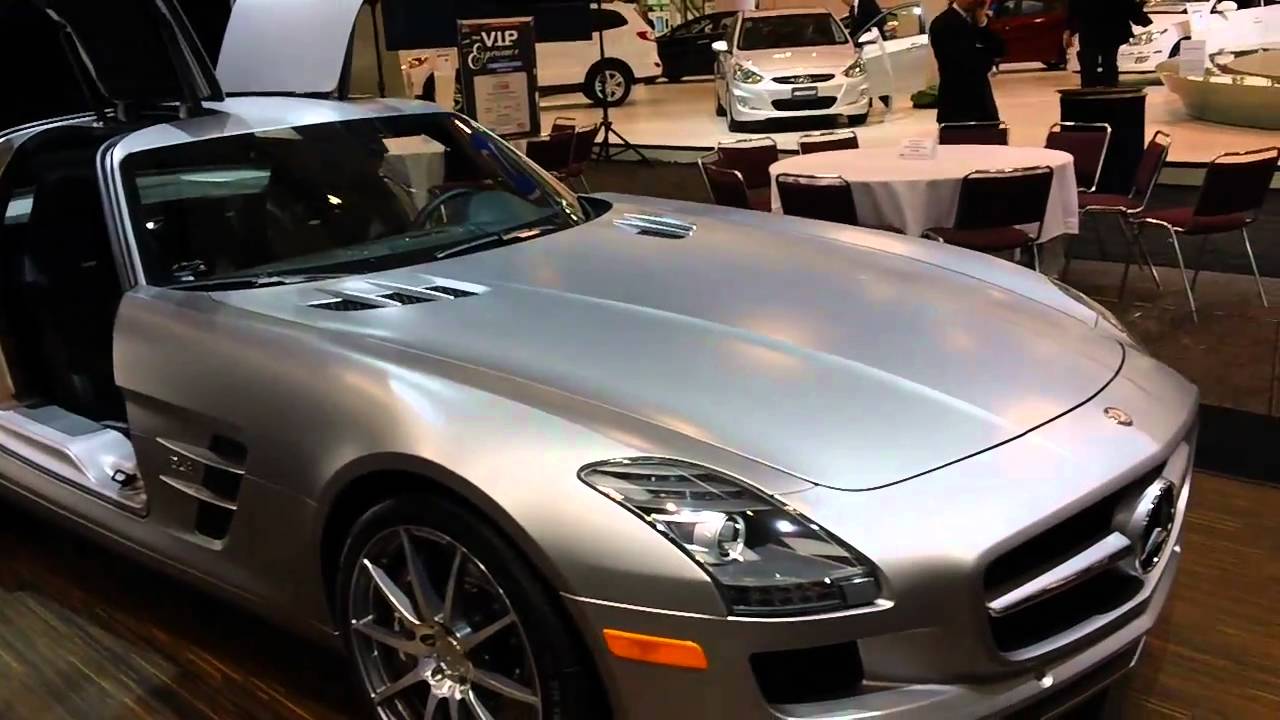 www.MOTRface.com Mercedes SLS AMG in flat silver - YouTube