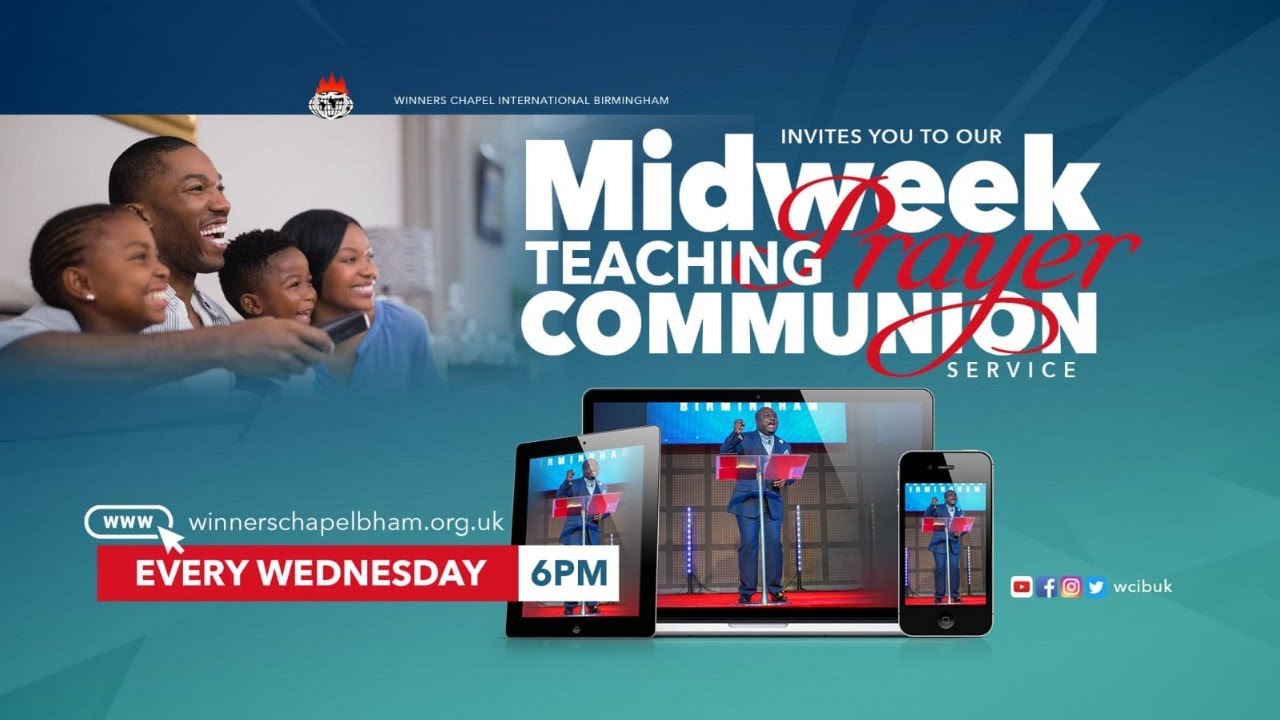 MID-WEEK COMMUNION SERVICE | 26-08-20 | Winners Chapel Birmingham UK ...