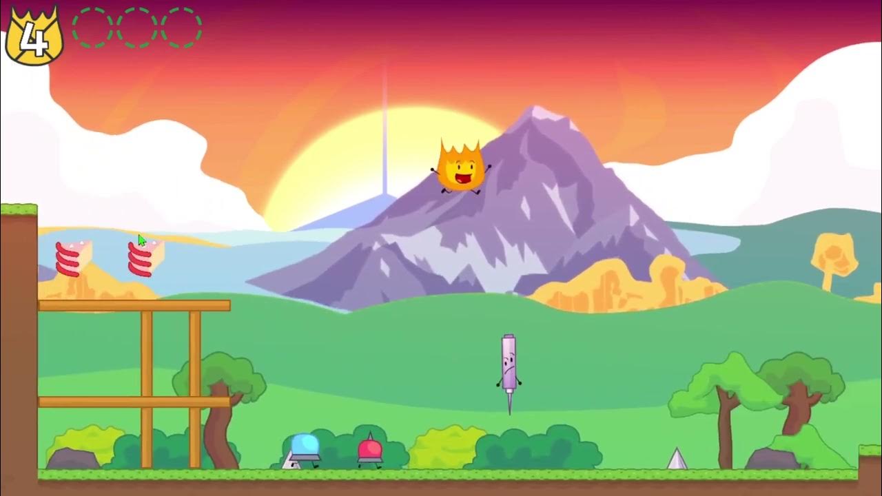 BFDI Branches 2nd speedrun attempt - YouTube