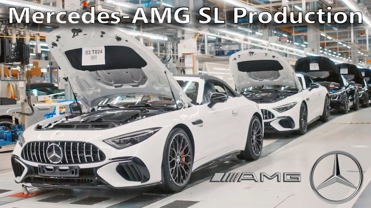 Mercedes-AMG SL Production - Inside AMG Werk in Bremen - YouTube