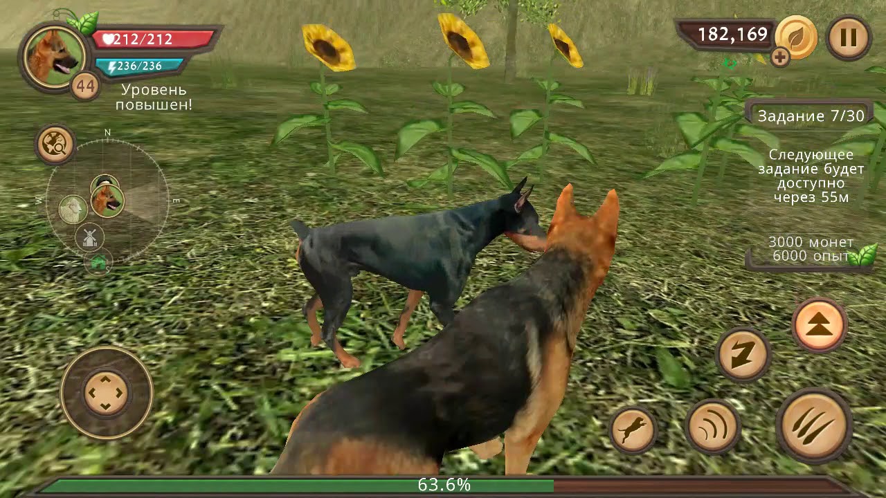 Dog sim босс - YouTube