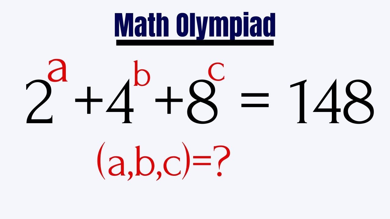 A Nice Math Olympiad Algebra Problem. - YouTube