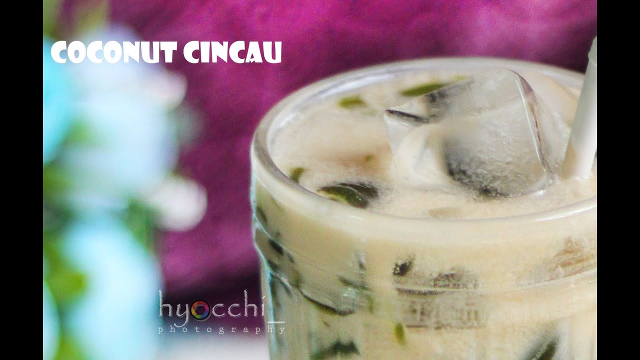 Es Cincau - Coconut Milk with Coconut Sugar and Cincau Jelly - YouTube