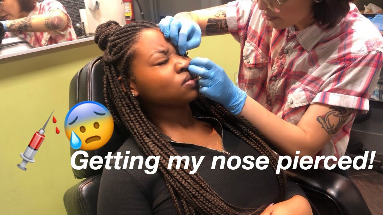 College Vlog Getting My Nose Pierced Vlog Youtube
