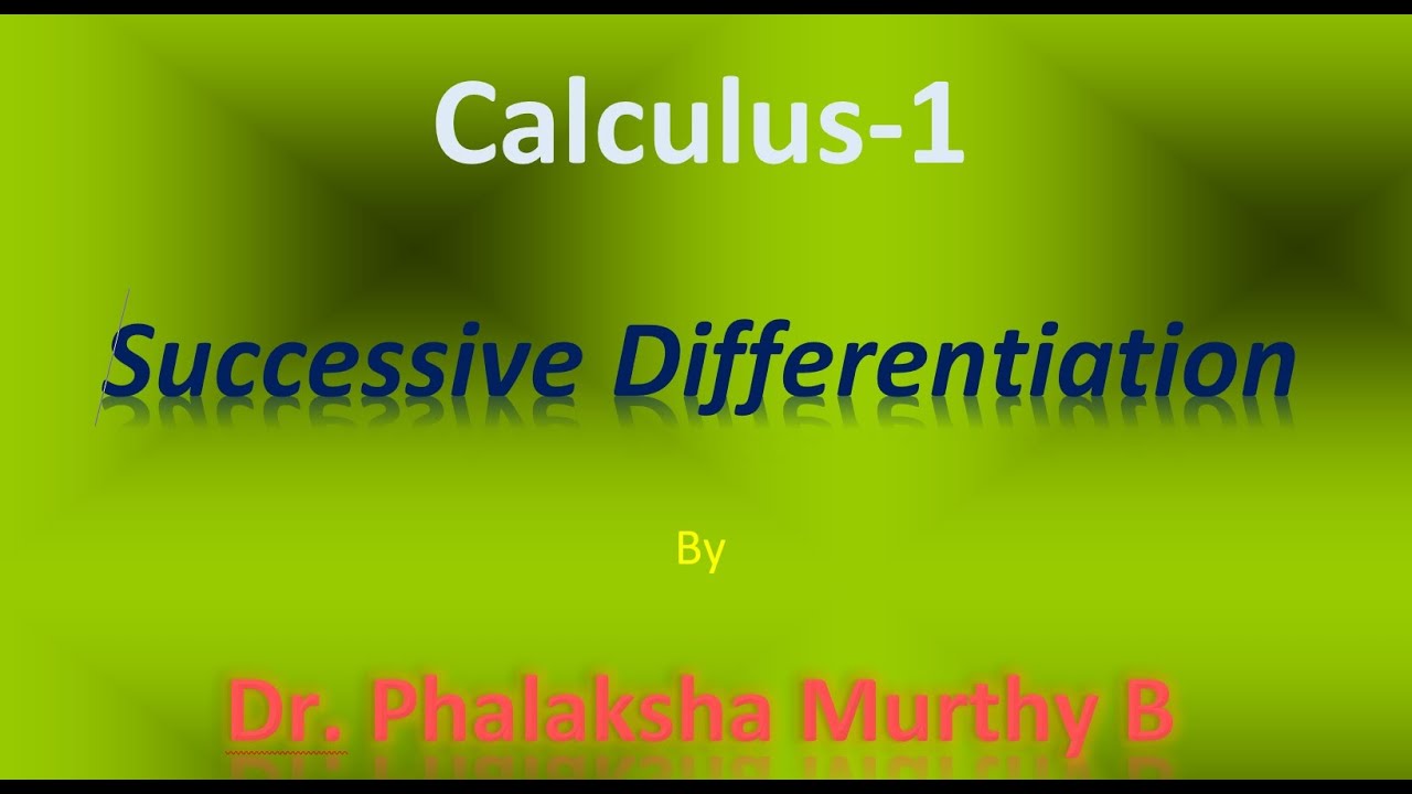 Successive Differentiation-7 | B.Sc Maths | Engineering Maths - YouTube