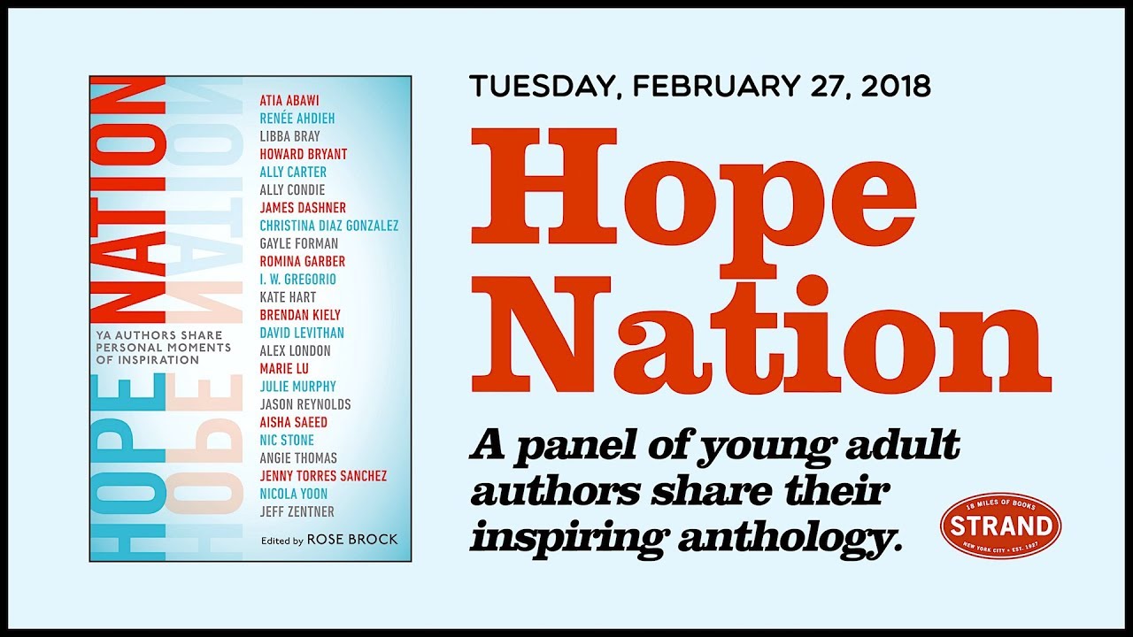 Hope Nation | Young Adult Authors Share Their Inspiration - YouTube