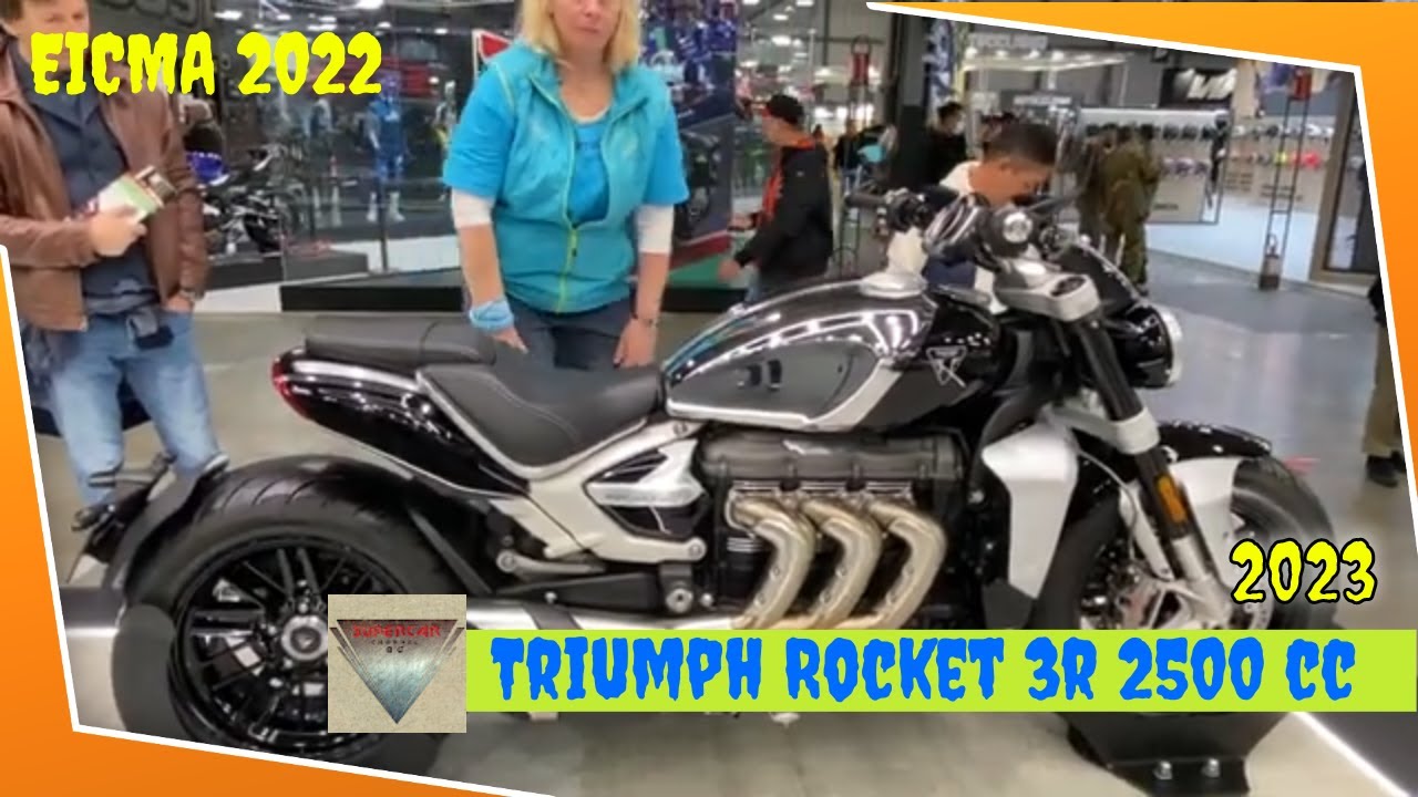 2023 Triumph Rocket 3r 2500 cc Walkaround EICMA 2022 Fiera Milano Rho ...