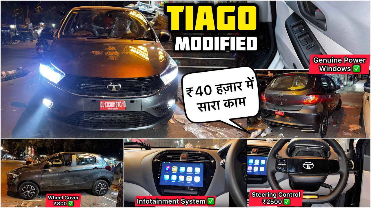2025 Tata Tiago XE Base to Top Modification With Price Tata Tiago Base ...