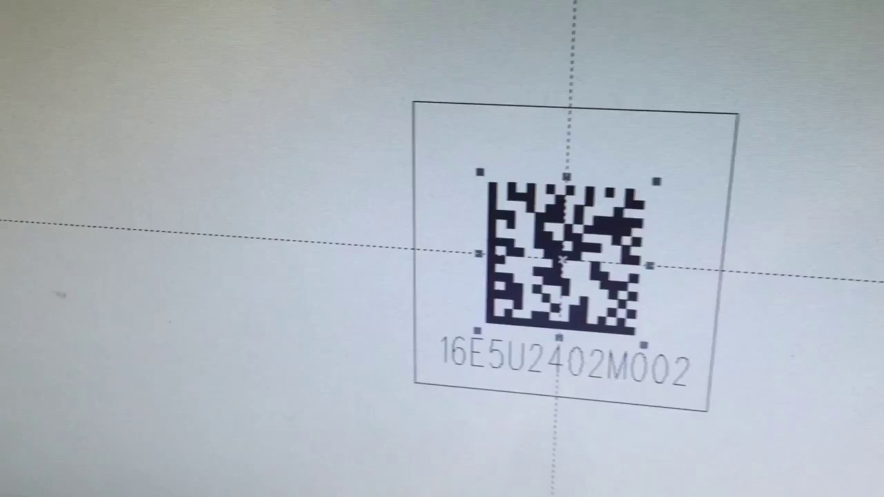 3mmx3mm Barcode Fiber laser marking machine - YouTube