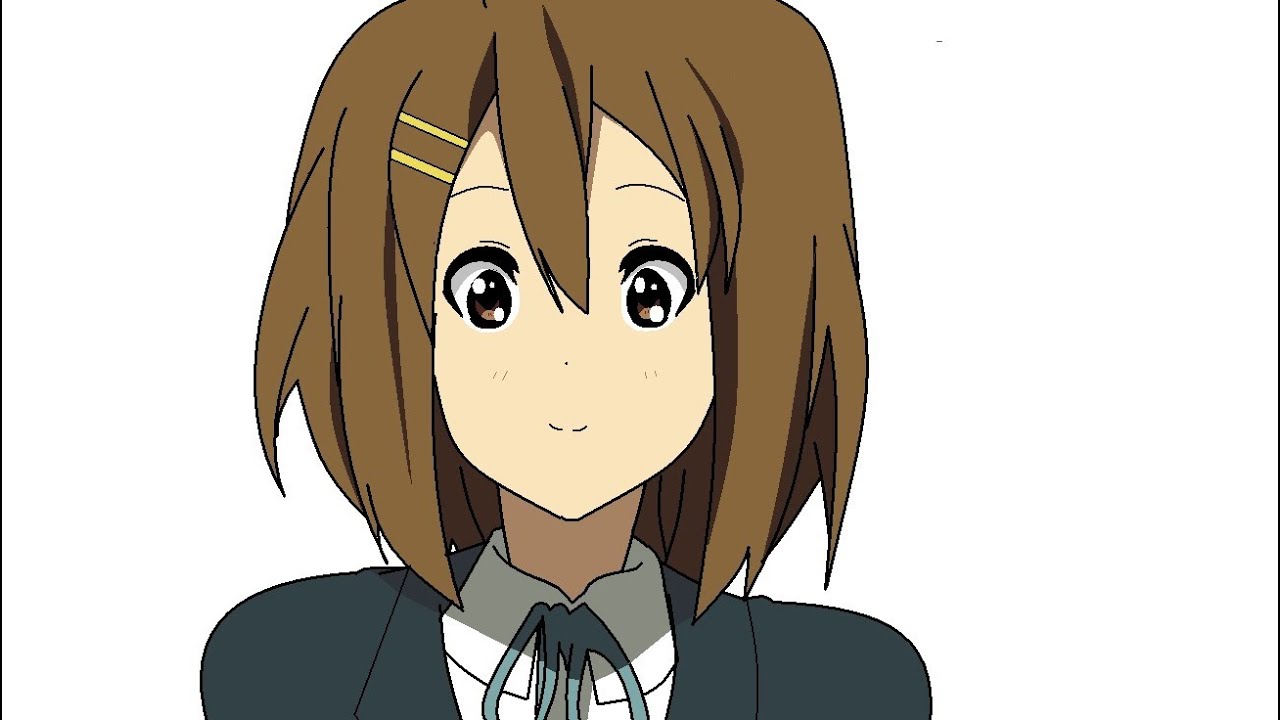 Draw Yui K-On! Ms Paint(FAN ART) - YouTube