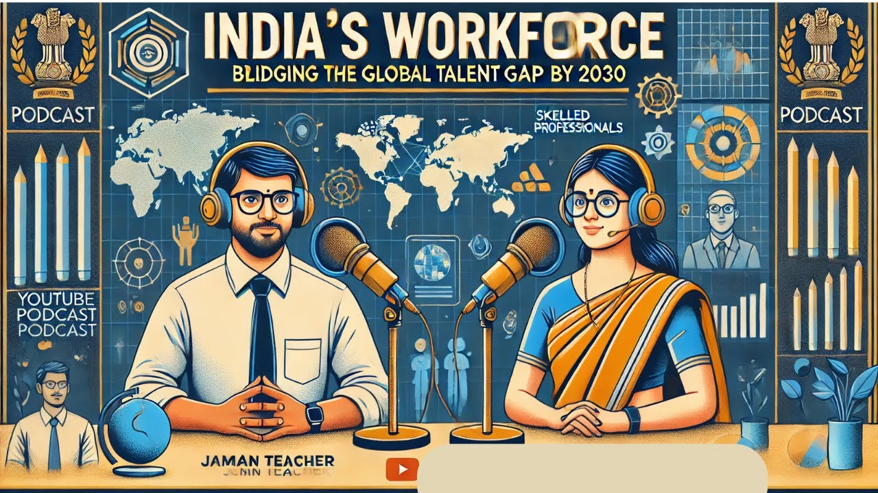 🎙️ India's Workforce: Bridging the Global Talent Gap by 2030 | UPSC ...