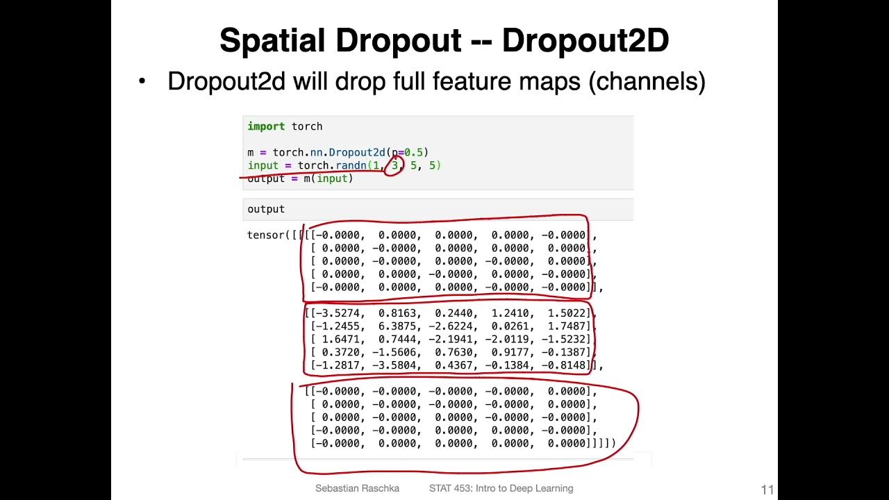 L14.2: Spatial Dropout and BatchNorm - YouTube