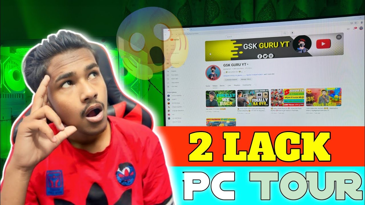 MY PC TOUR Worth 200000₹ 😍 - YouTube