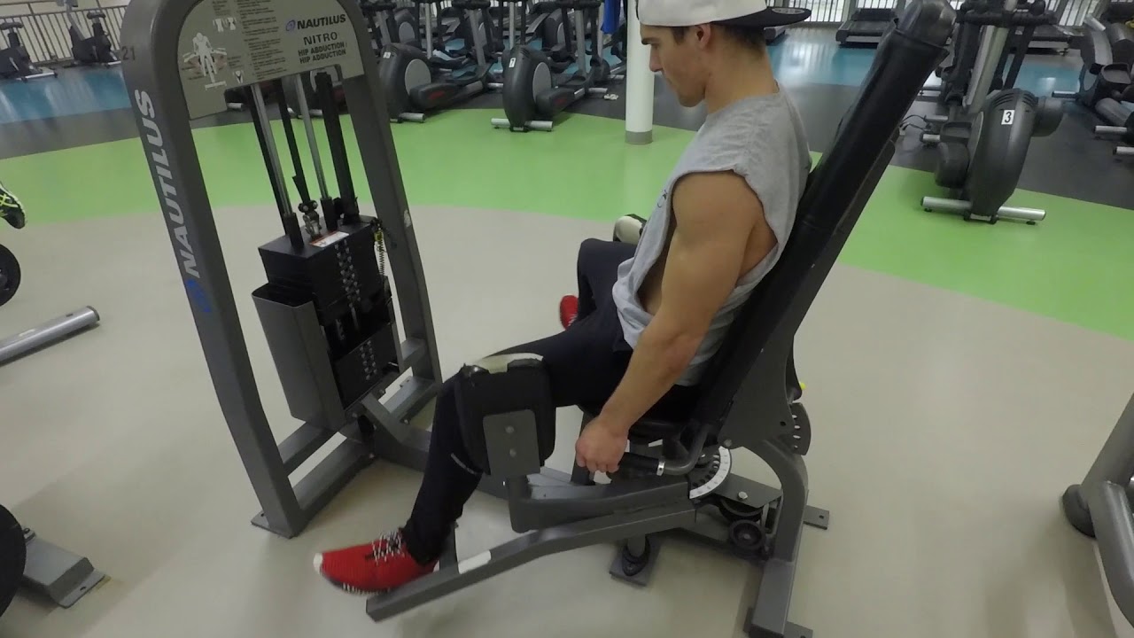 Abductor machine - YouTube