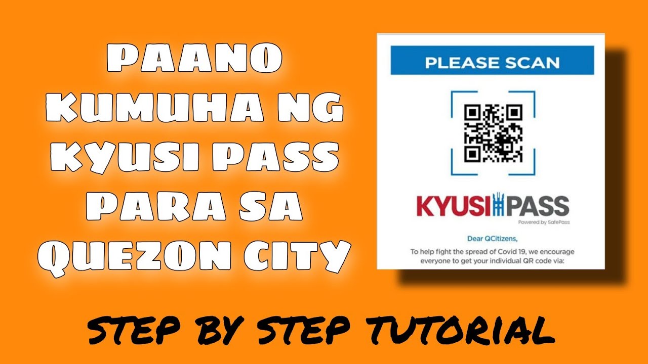 How to get personalized QR CODE (kyusi pass) for quezon city?|qc pass ...