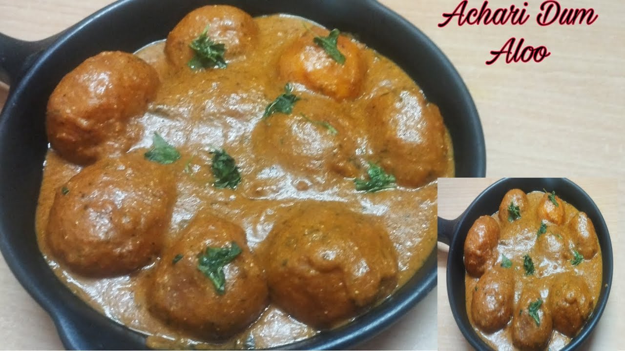 Achari Aloo Recipe| Achari dum aloo|Aloo sabji|Veg egg curry| Chatpati ...
