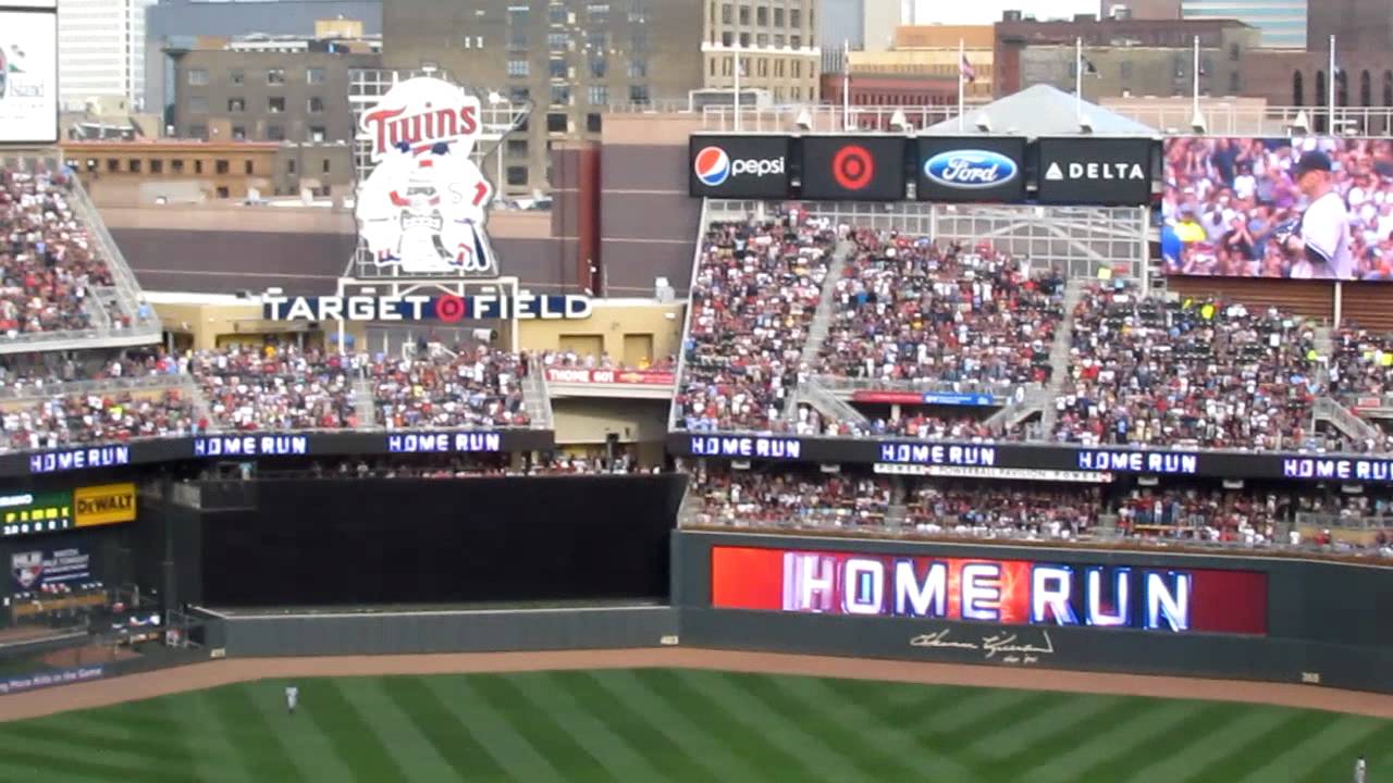 After a Twins home run at Target Field - YouTube