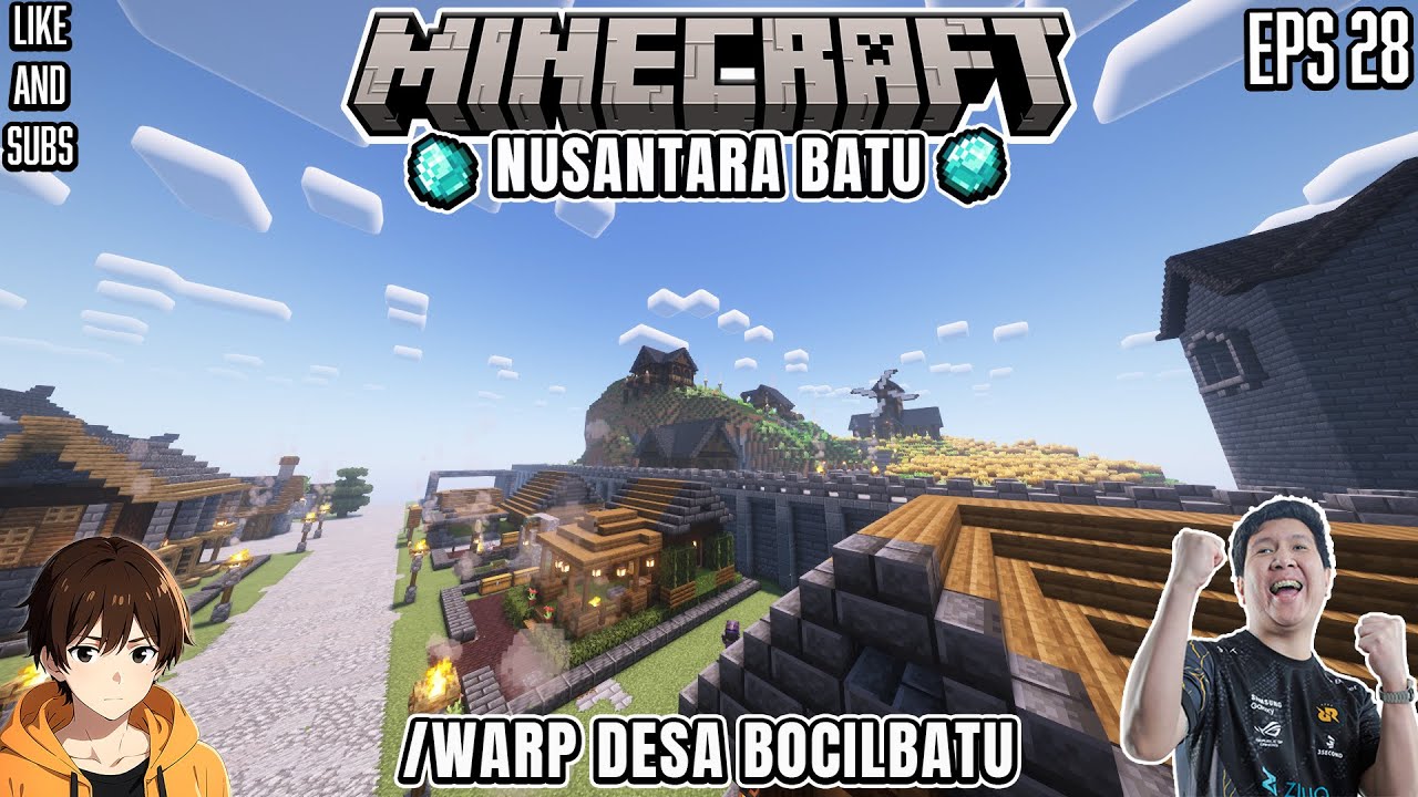MEMBUAT BLACKSMITH DESA BOCILBATU MINECRAFT NUSANTARA BATU #28 - YouTube