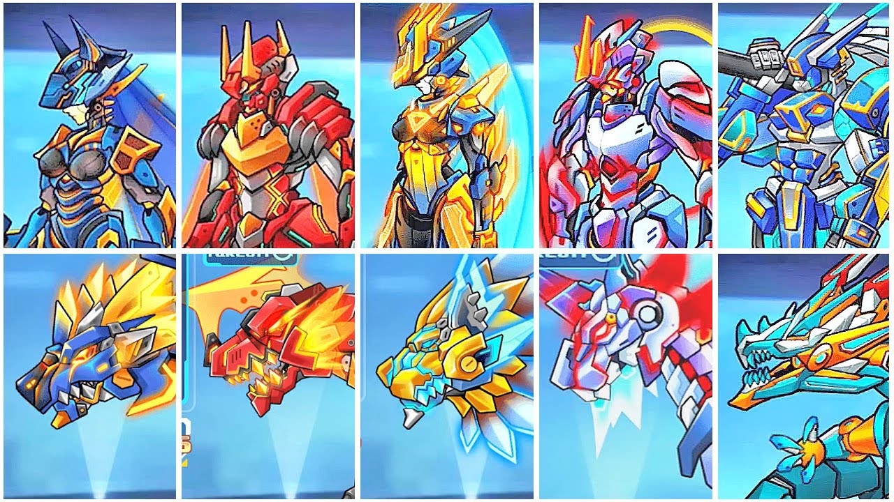 Tricerasau, Amorsaur, Etc. 21 Mecha Monster - Mecha Colosseum # ...