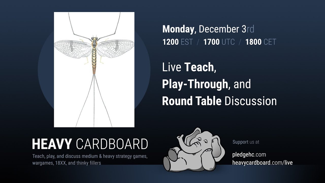 Mayfly 2p Play-through, Teaching, & Roundtable discussion by Heavy ...