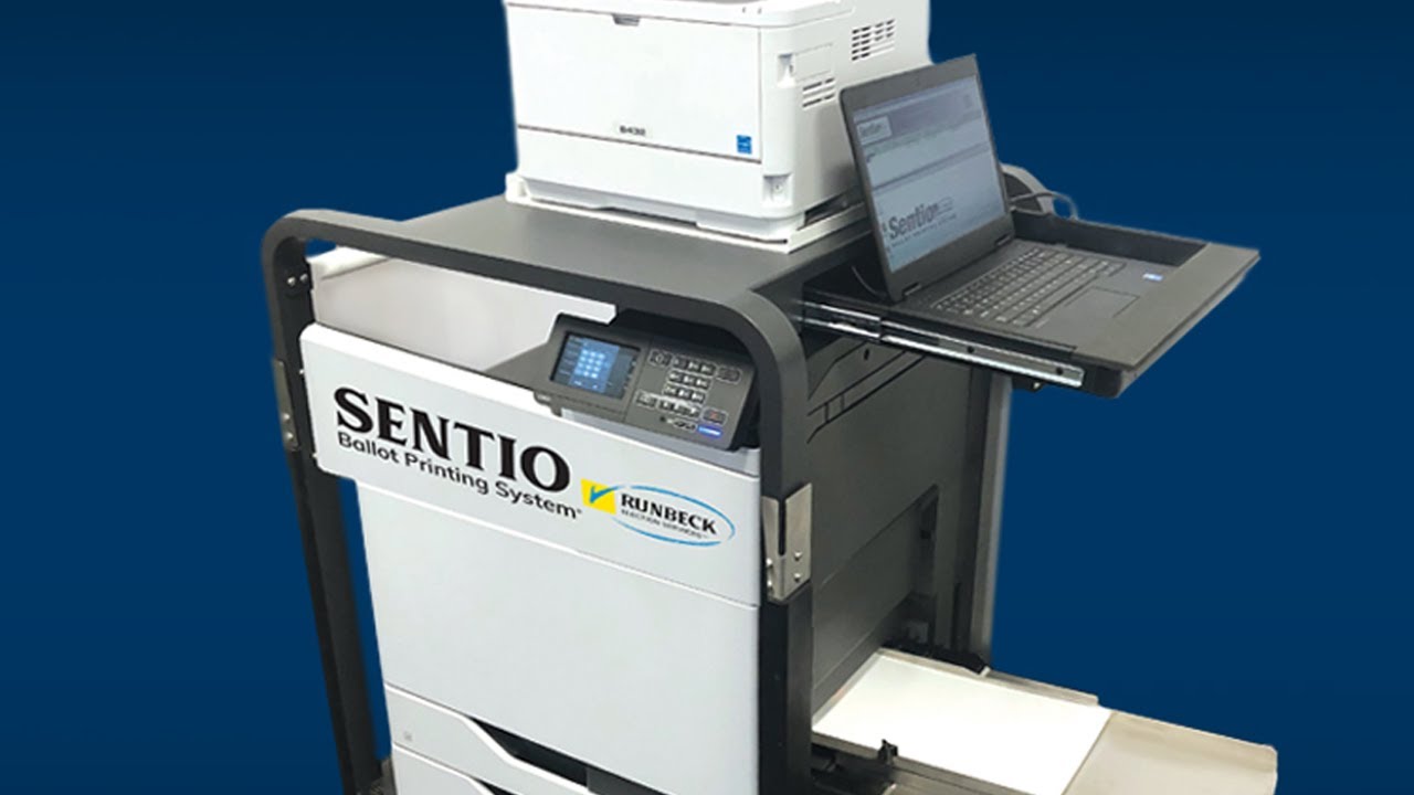 Sentio On Demand Ballot Printing System - Runbeck - YouTube