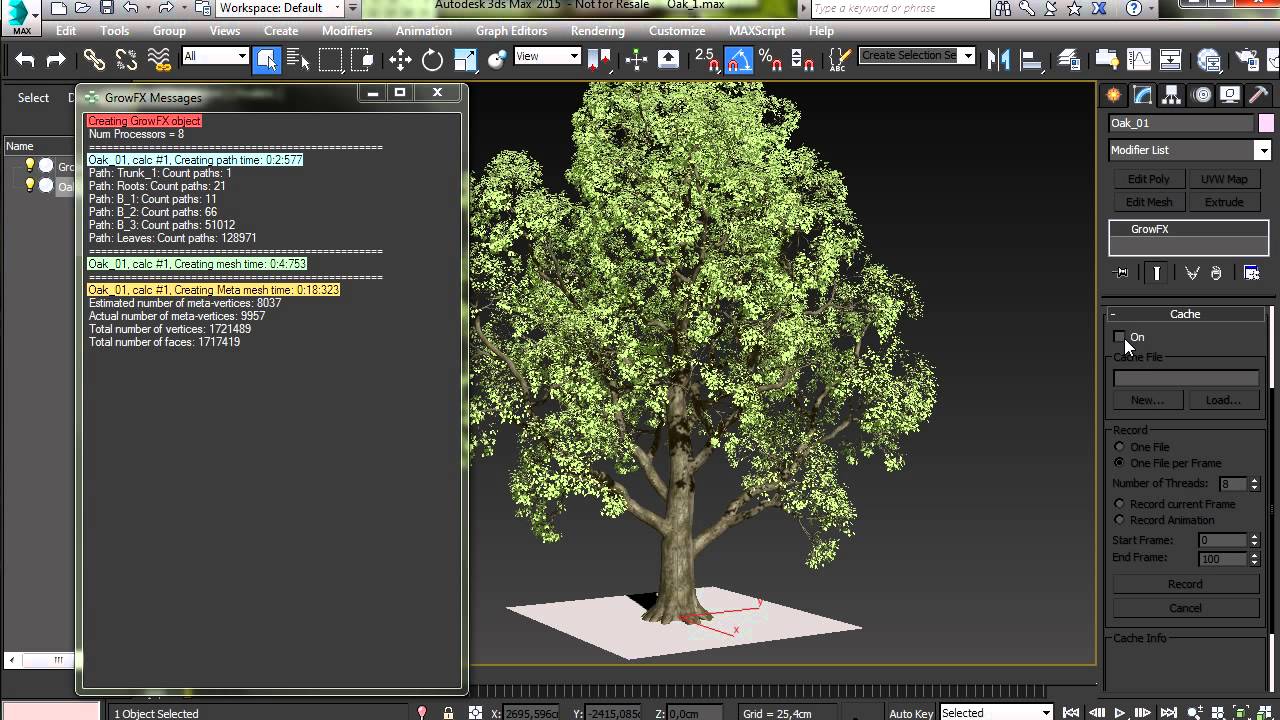 GrowFX 1.9.9: Caching of the static tree - YouTube