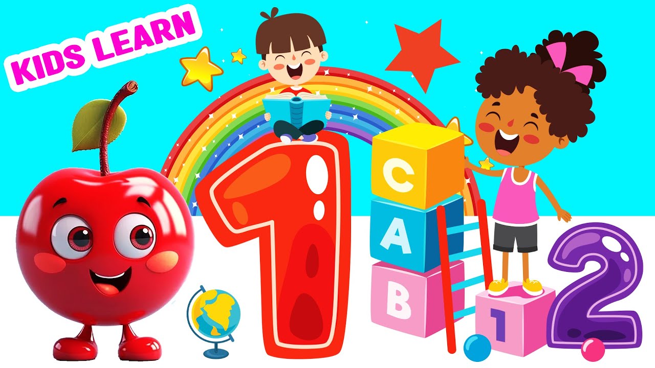 ABC and 123 Learning Videos Toddlers + Nursery Rhymes & Kids Songs+ ...