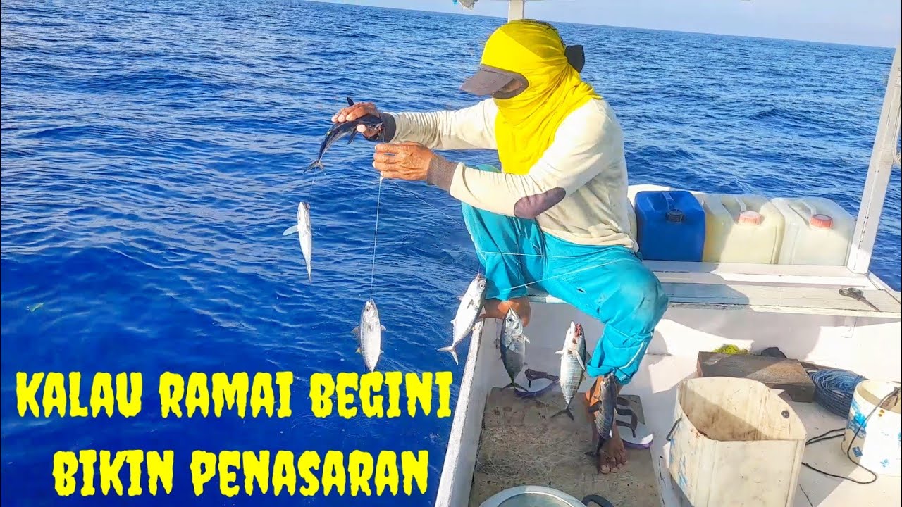 mancing cakalang pakai tekhnik rinta-rinta - YouTube
