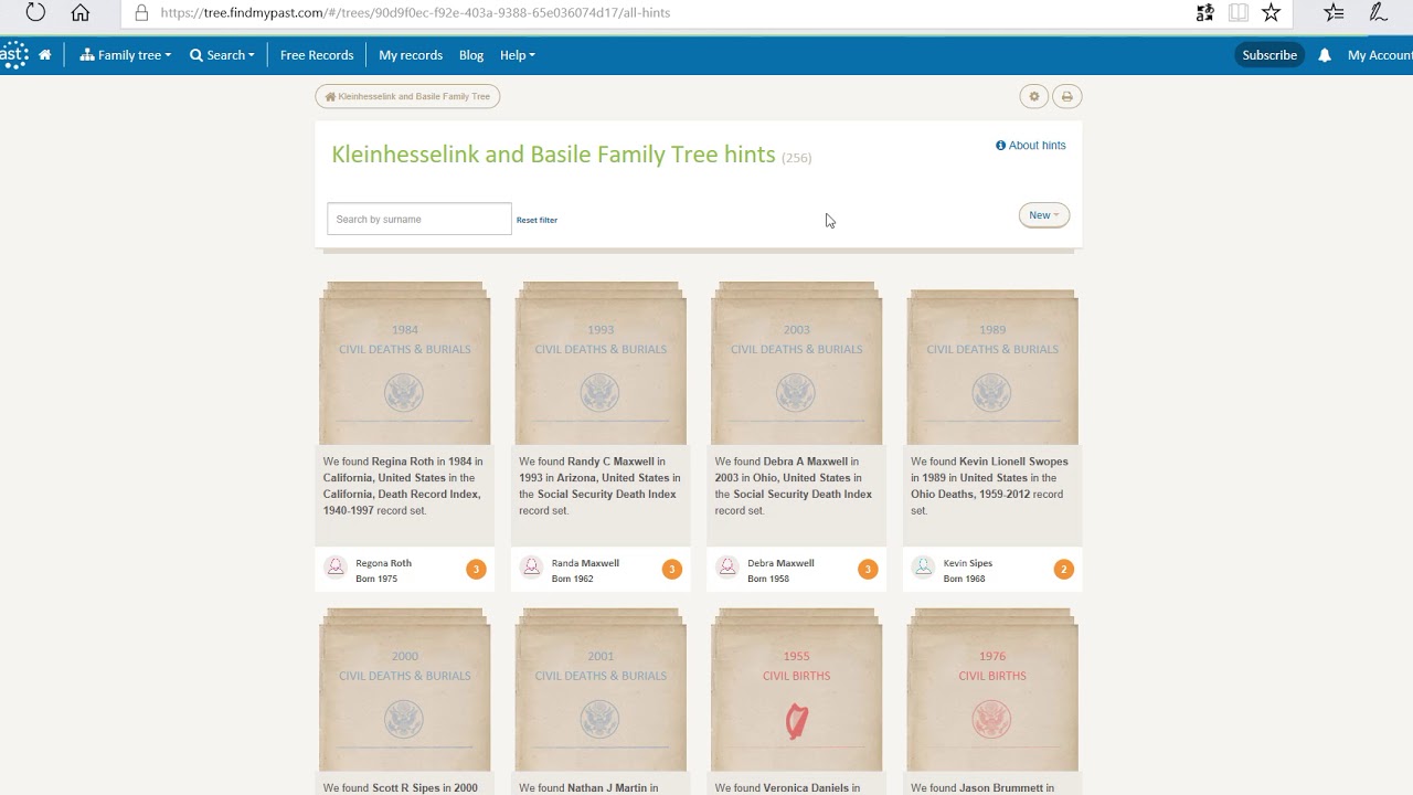 Find my Past Family Tree Tutorial - YouTube