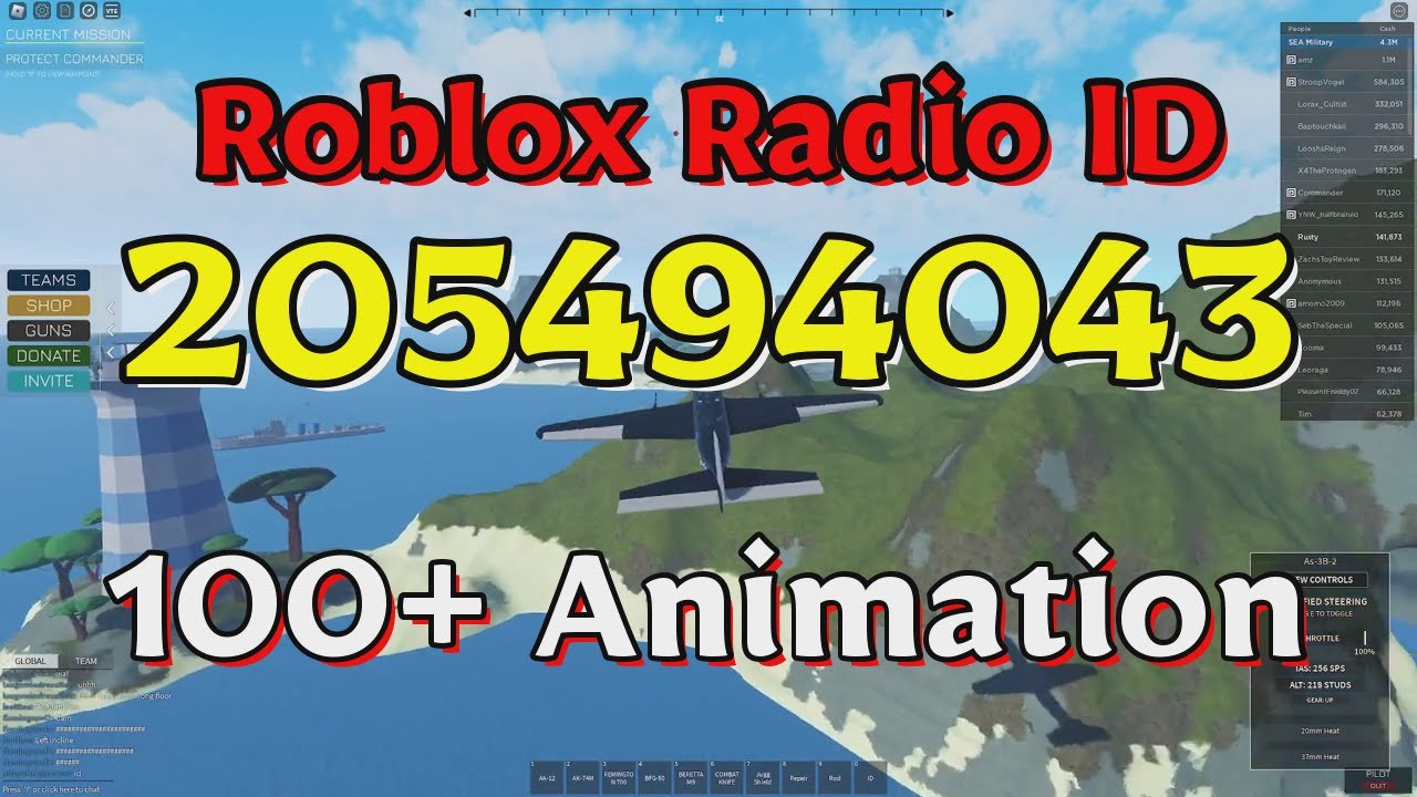 Animation Roblox Radio Codes/IDs - YouTube