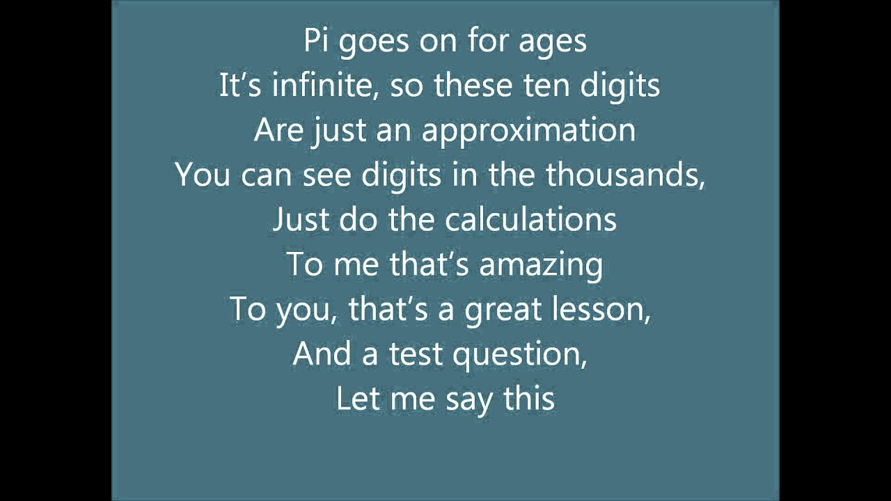 Ten Digits of Pi - YouTube