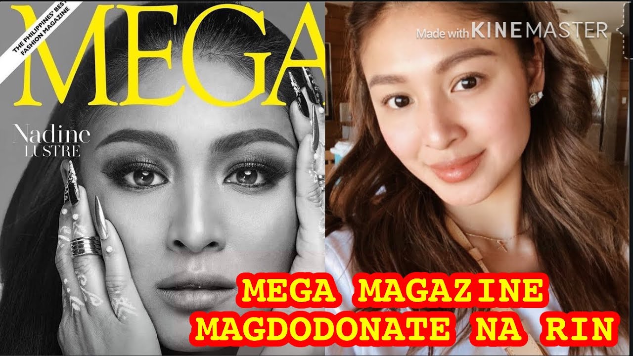 NADINE LUSTRE TOGETHER WITH THE MEGA MAGAZINE MAGDODONATE NA RIN PARA ...