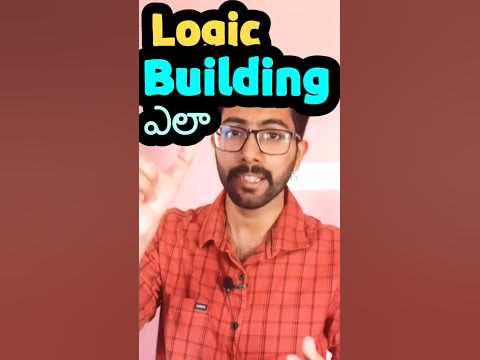Logic Building ఎలా #programming #coding #telugushorts - YouTube