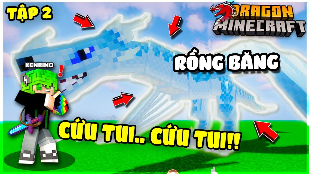 MINECRAFT KỴ SỸ RỒNG #2 : LẠC VÀO THỦY CUNG VÀ TIÊU DIỆT RỒNG BĂNG HÀ ...