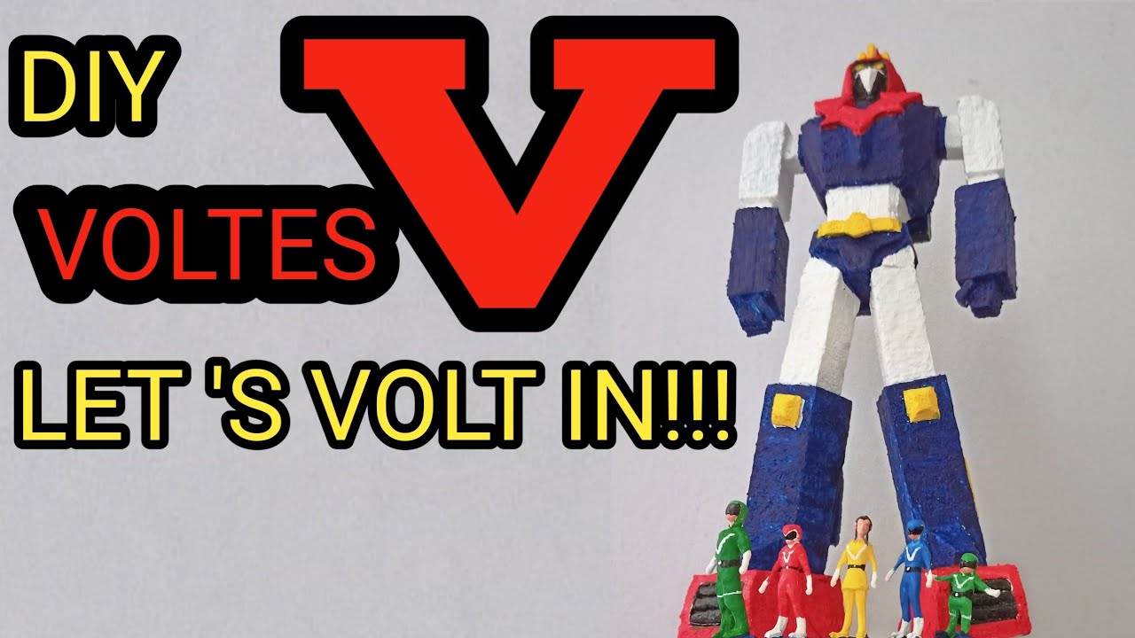 ANIME //MAKING VOLTES V FIGURE from STYRO BLOCK - YouTube