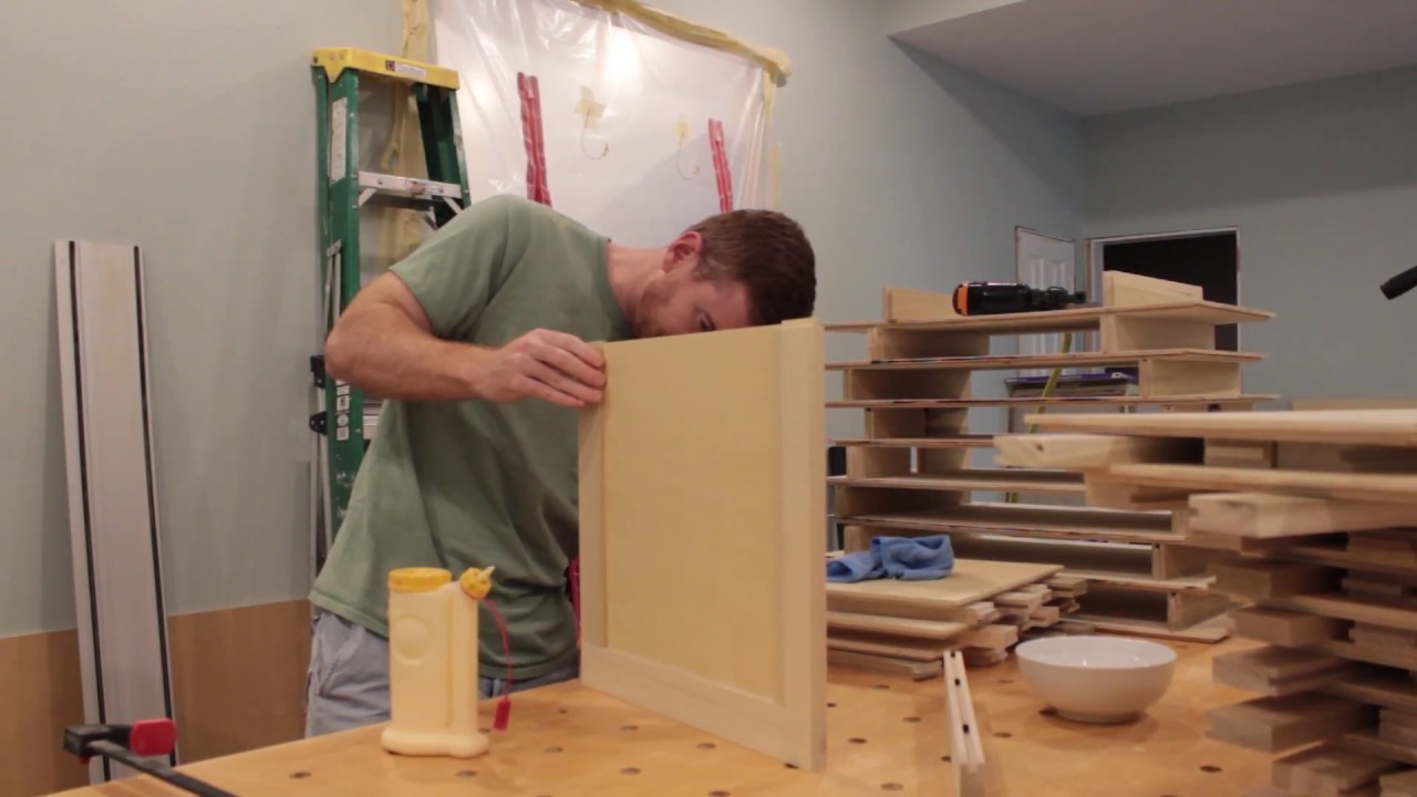 DIY Shaker Cabinet Doors - Part 5 Assembly - YouTube
