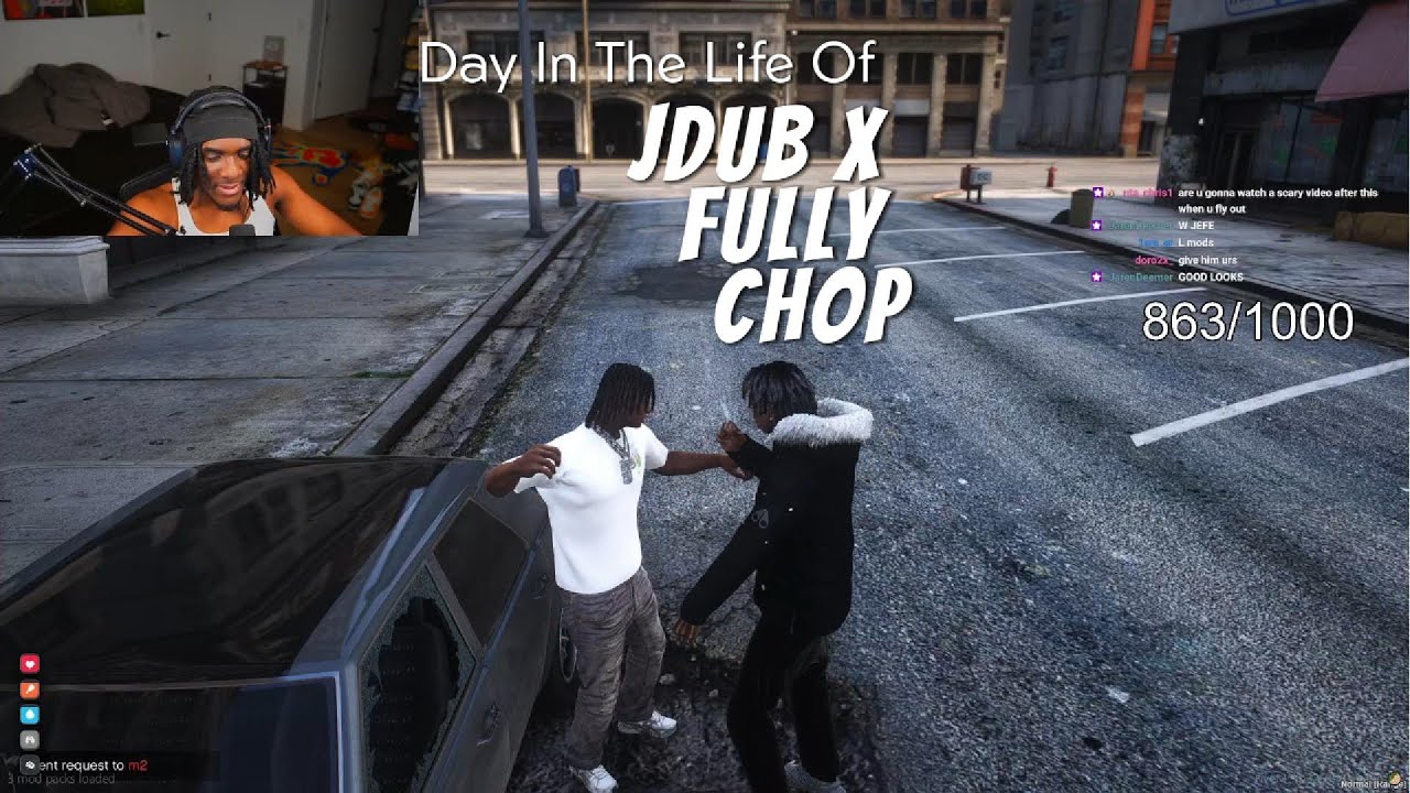 Jefe SPENDS 48HRS With His Artist FullyChop In GTA 5 RP... - YouTube