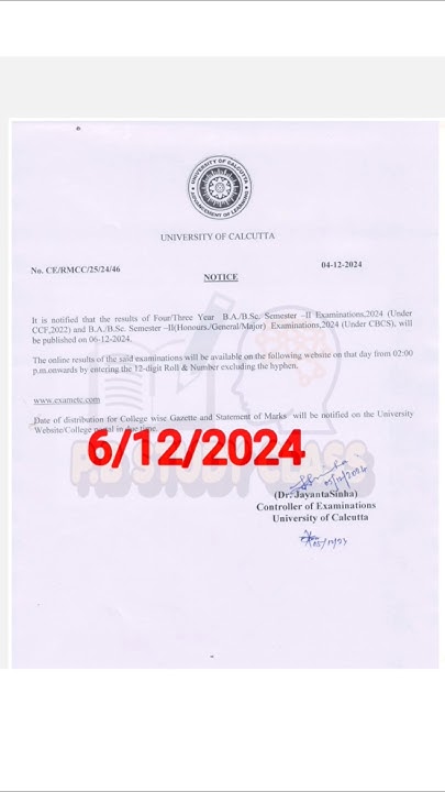 CU 2nd Sem Result Notice 2024 || CU 2nd sem result 2024 || 2nd semester result date 2024 - YouTube