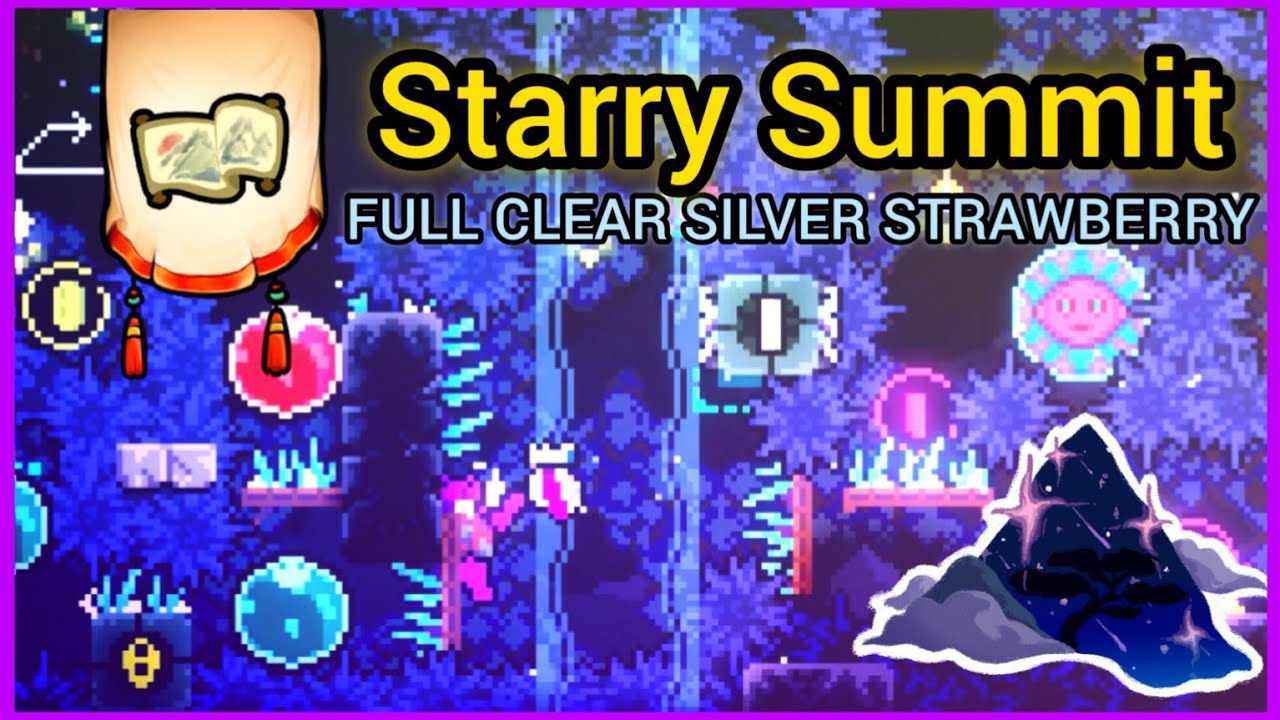 Gallery Collab 2024 | Starry Summit Full Clear Silver Strawberry | Celeste Mods - YouTube