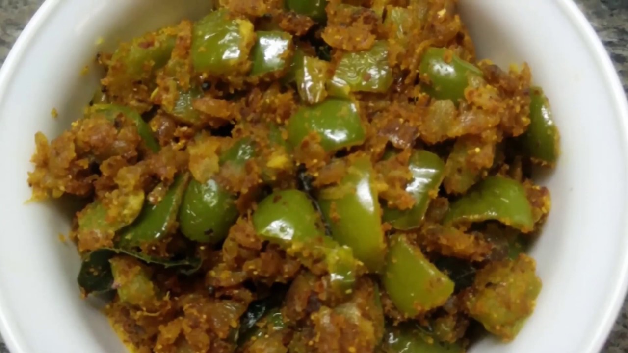 Capsicum fry - YouTube