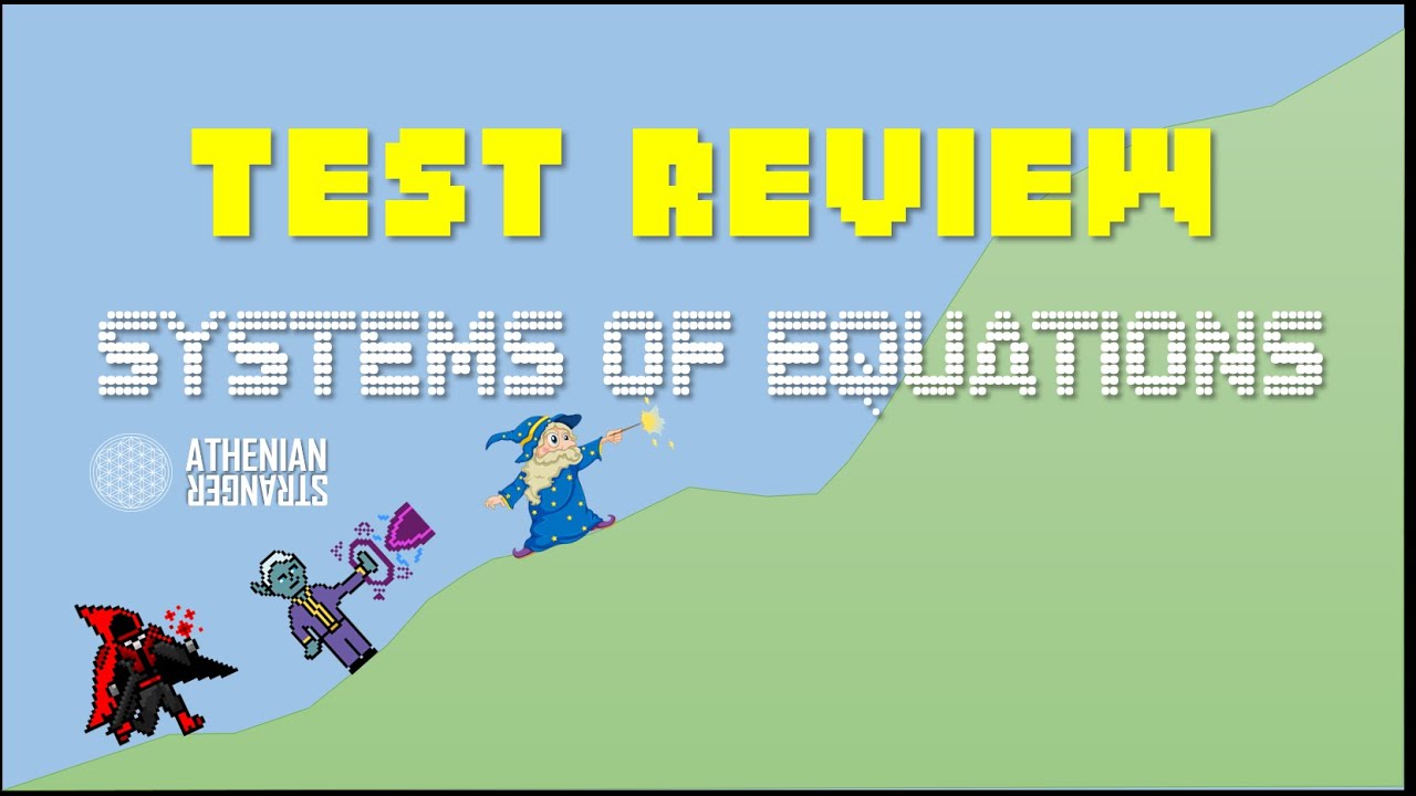 Systems Of Equations Test Review Algebra 1 YouTube systems-of-equations-test-review-algebra-1-youtube