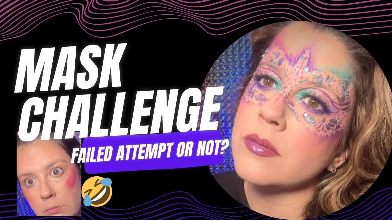 Am I back? Makeup with a Mask challenge inspired by @nikkietutorials ...