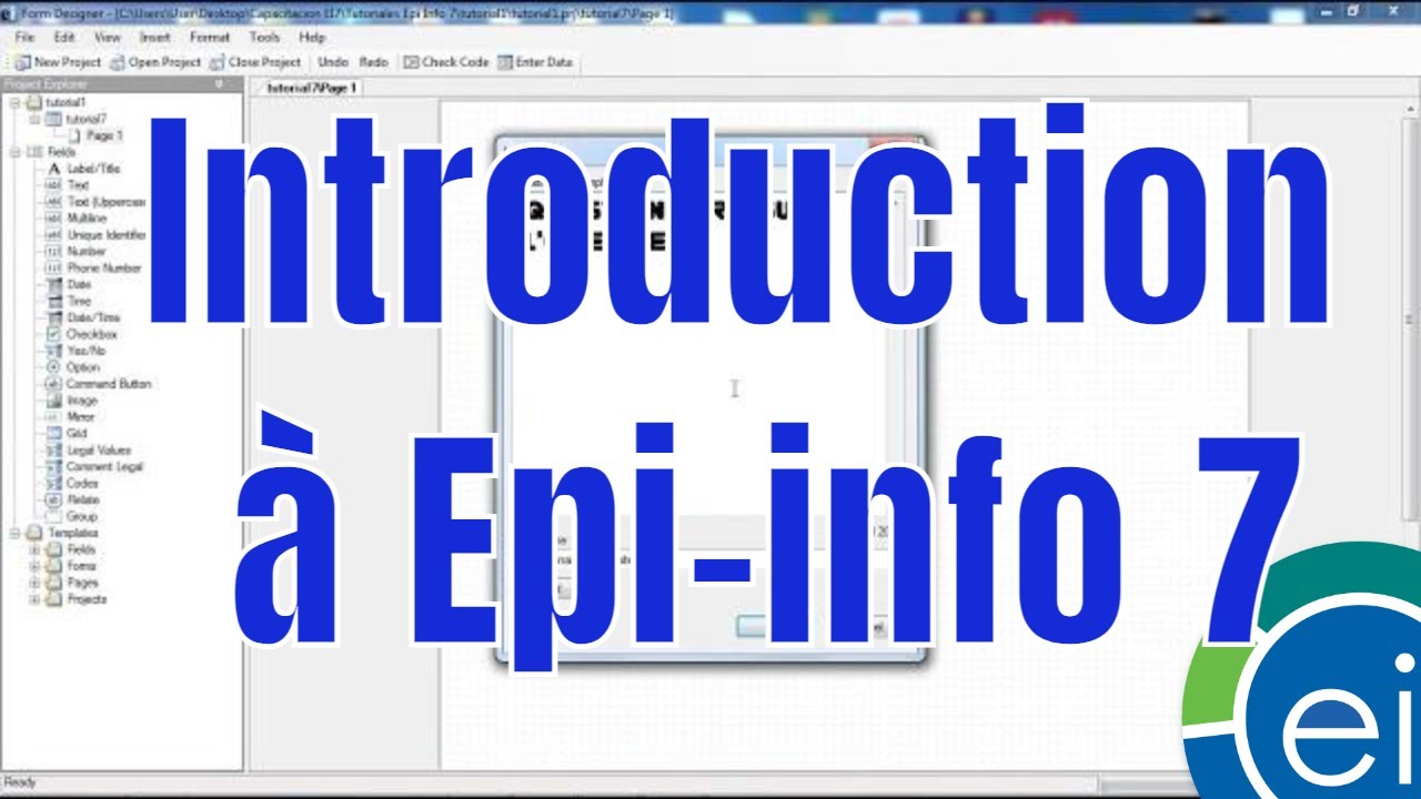 Introduction à Epi-info7 - YouTube
