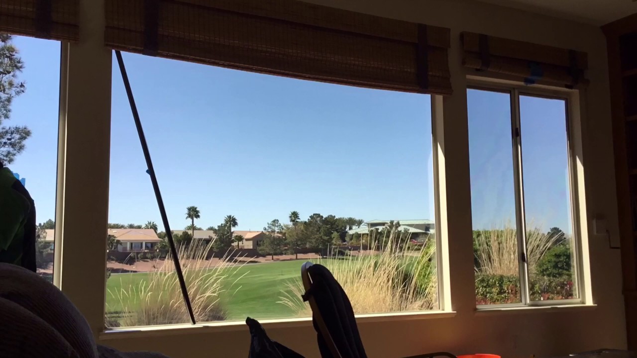 Panorama Slate 40 Solar Security Film by Solar Gard Installation - YouTube